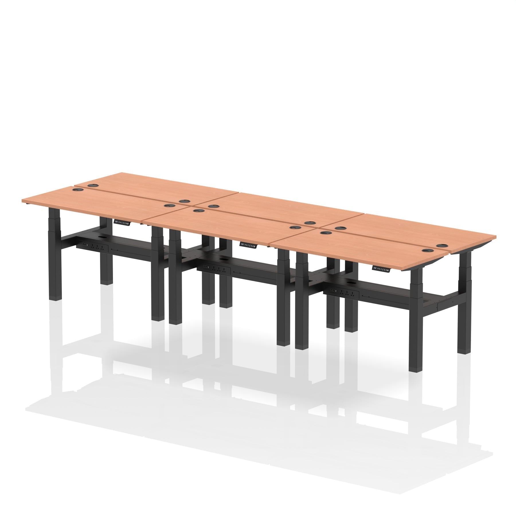 Air Slimline Back-to-Back Height Adjustable Desk System