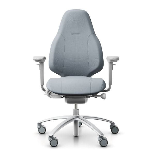 RH Mereo 220 Silver Office Chair with Light Grey Back | LockwoodHume