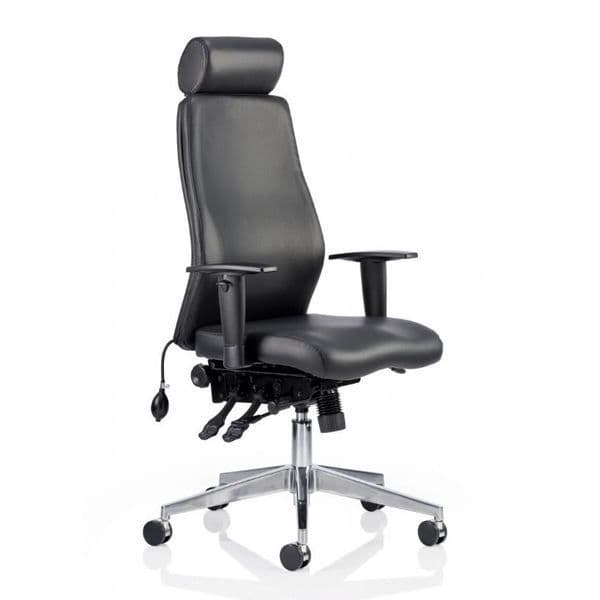 Jet 24-Hour Leather Office Chair | Heavy-Duty Ergonomic